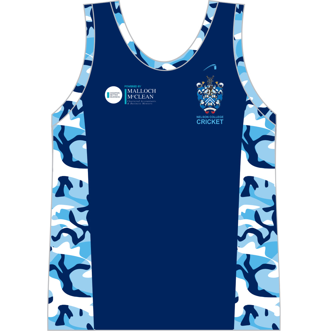 NELSON COLLEGE CRICKET TRAINING SINGLET – ProBrands Clothing