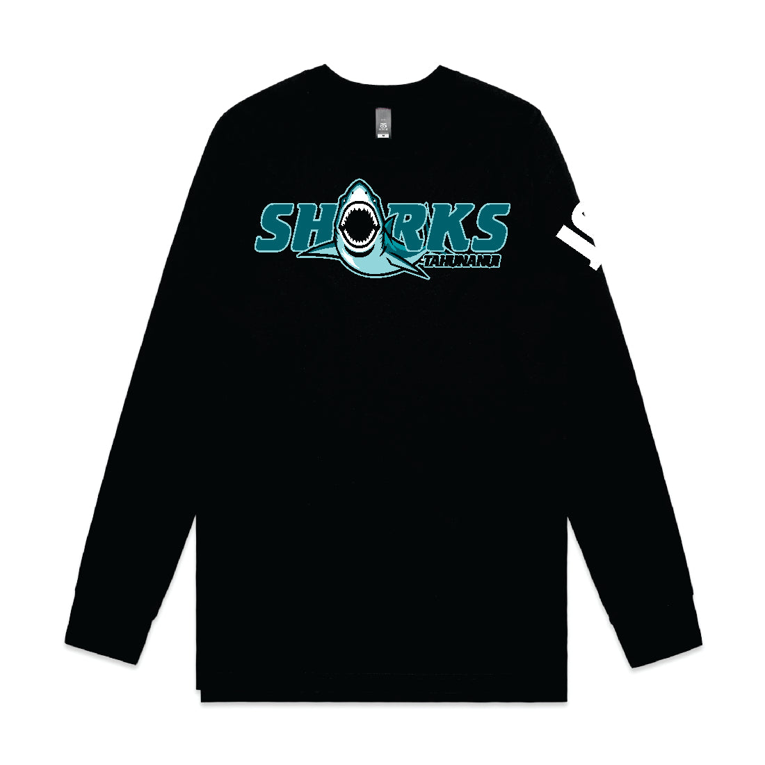 SHARKS VOLLEYBALL LS TEE - TEXT LOGO – ProBrands Clothing