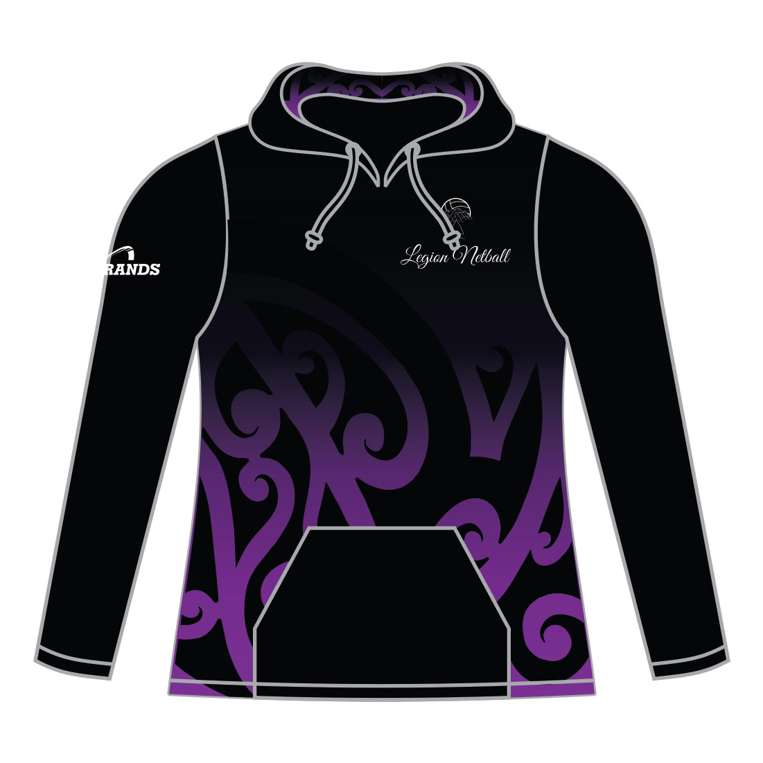 LEGION NETBALL HOODIE – ProBrands Clothing